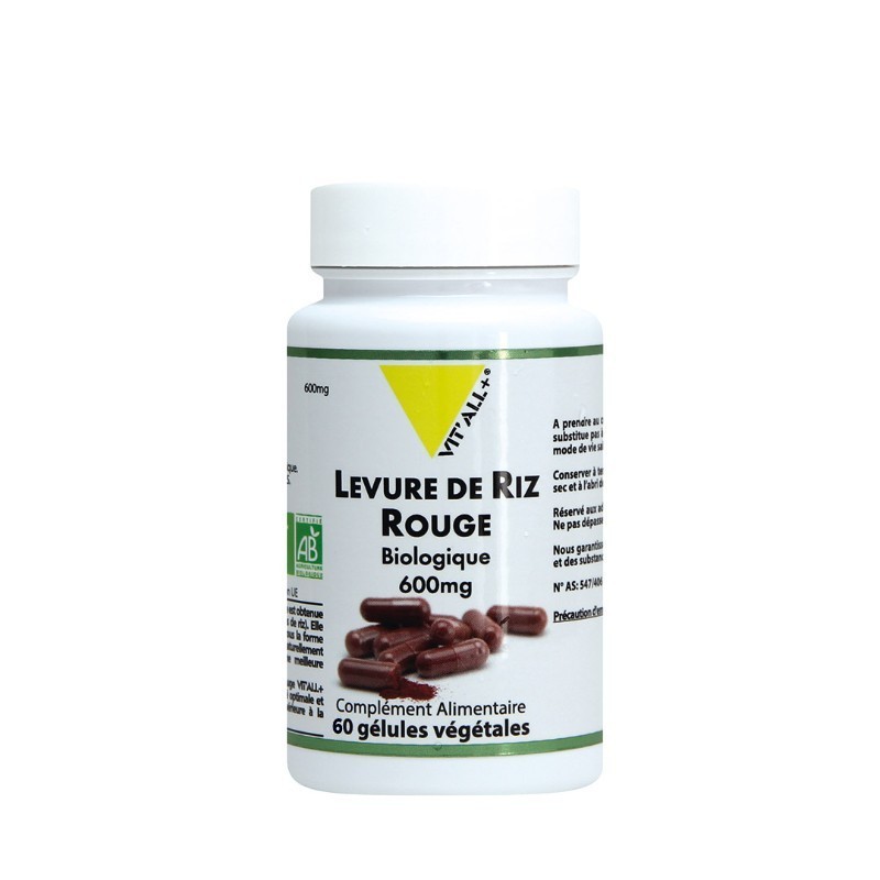 Levure de riz rouge Bio 60 gélules